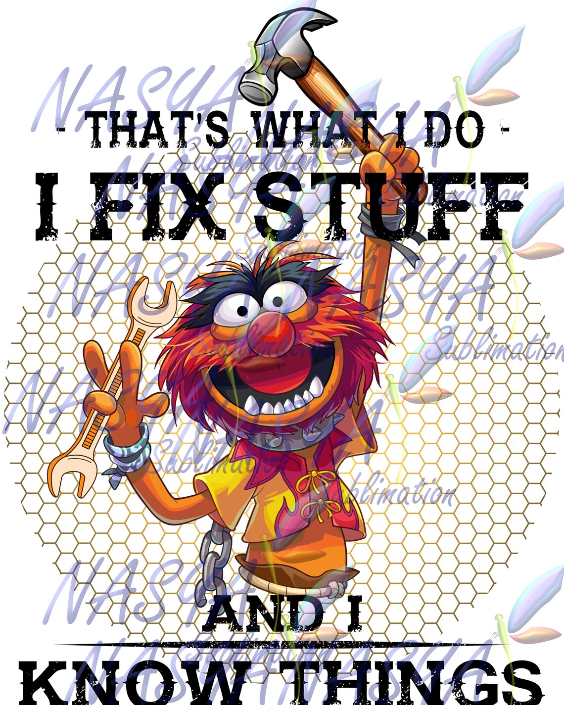 I Fix Stuff - Muppets - T Shirt PNG 300DPI - Etsy