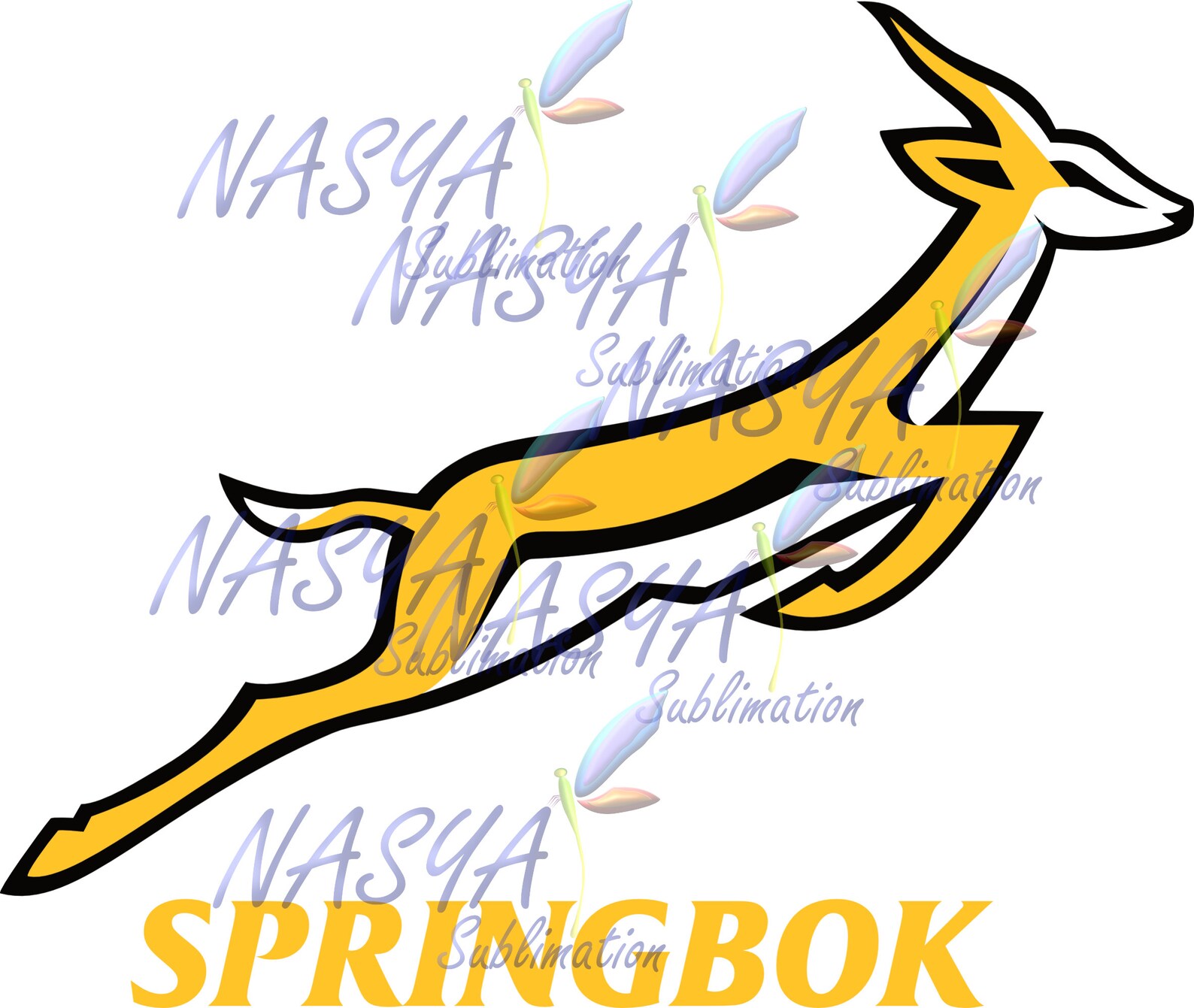 Springbok Afrikaans Logo 300dpi - PNG, JPEG, SVG - Etsy Canada