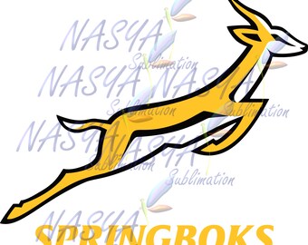 Golden Springboks Logo 300dpi PNG, JPEG, GIF - Etsy