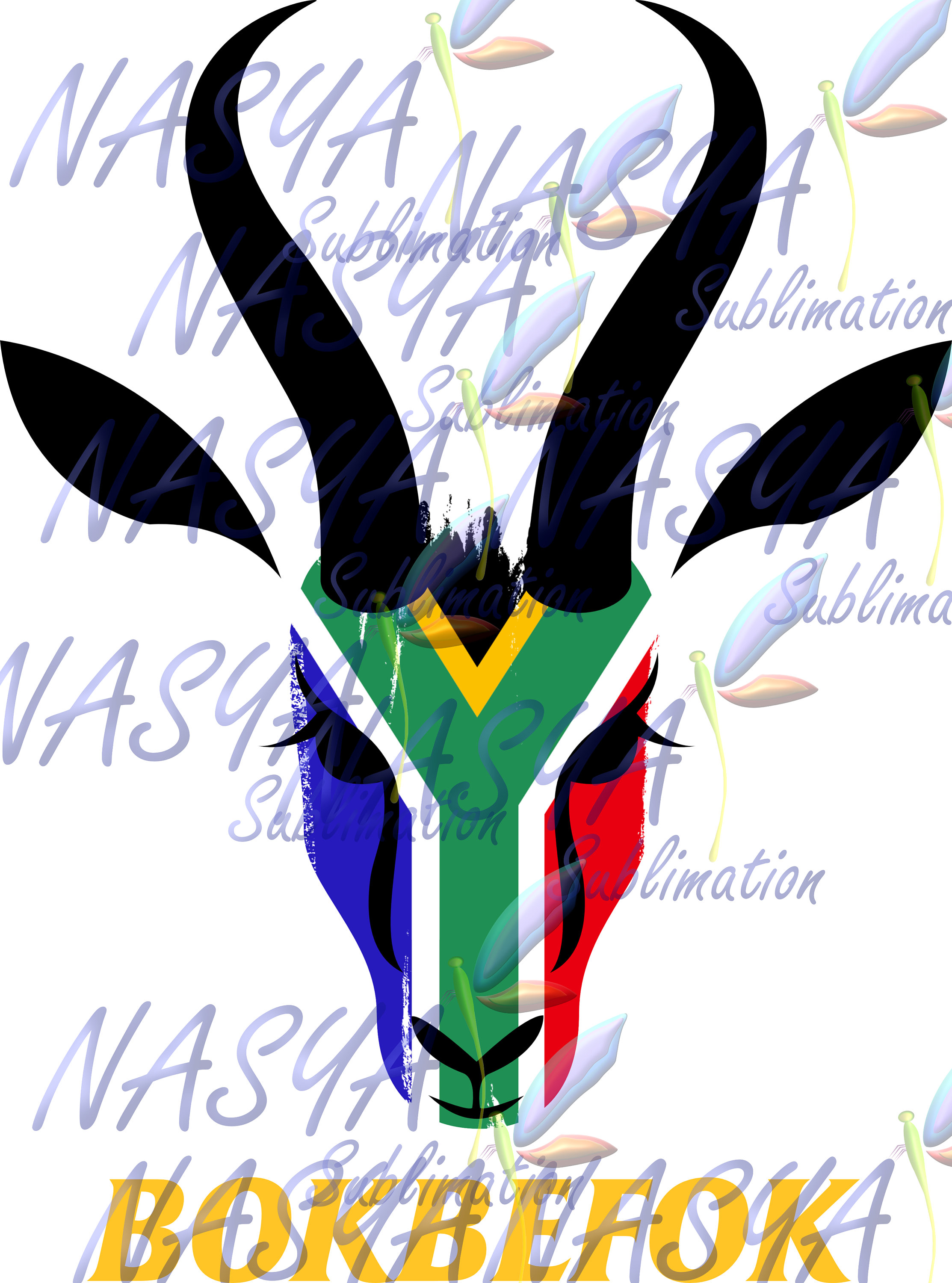 Bokbefok Springbok T-shirt Image File 300DPI PNG - Etsy