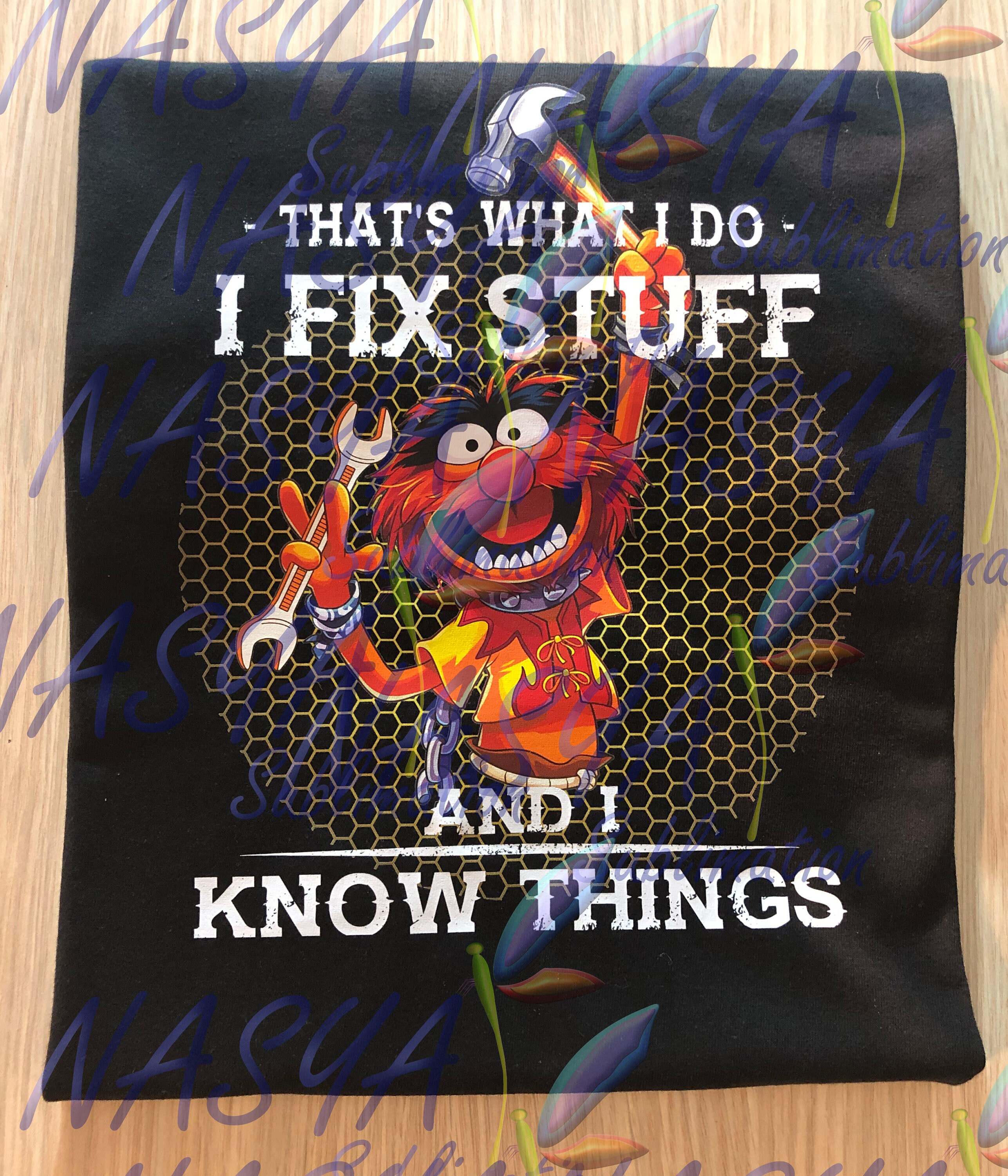 I Fix Stuff - Muppets - T Shirt PNG 300DPI - Etsy