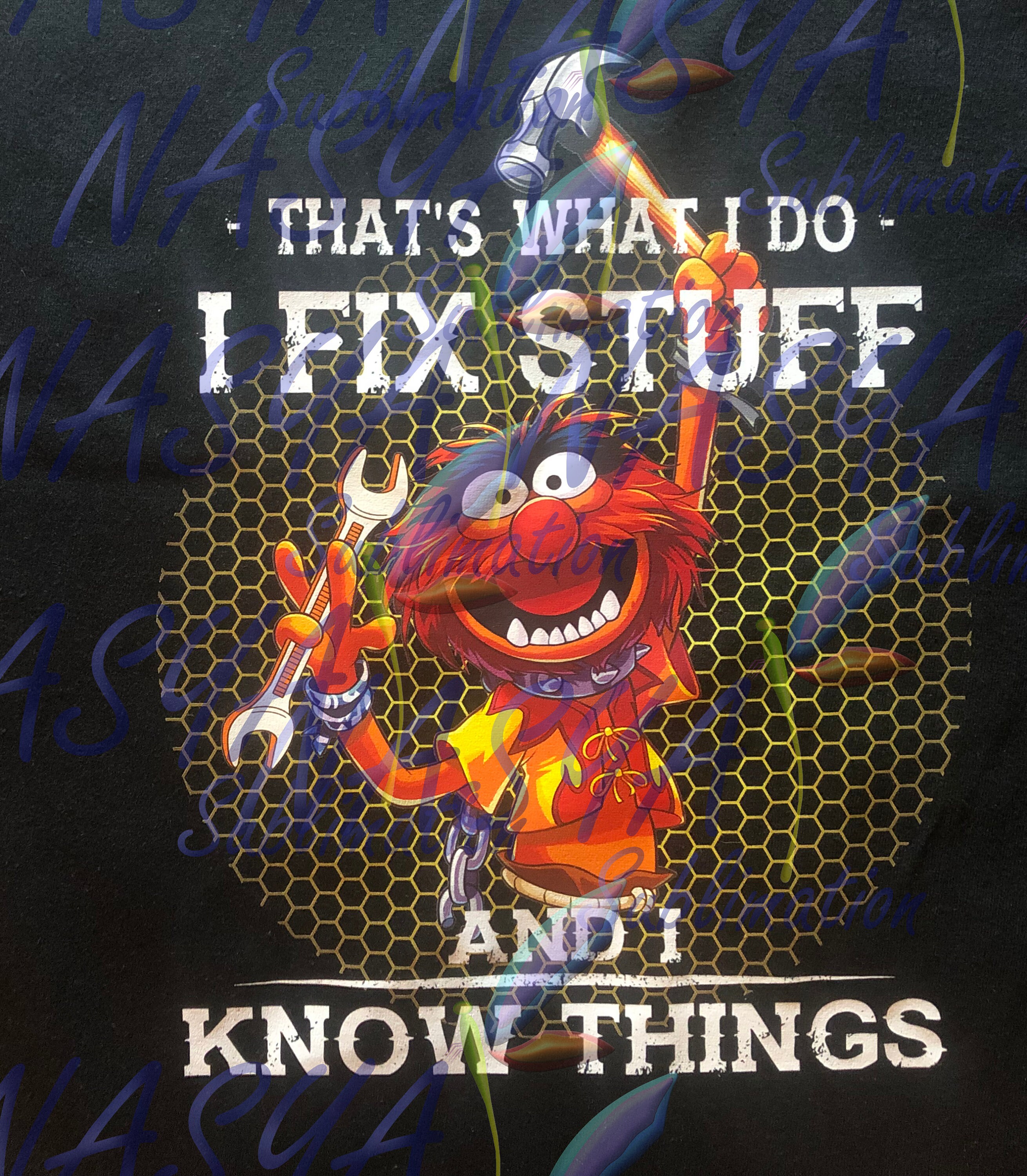I Fix Stuff - Muppets - T Shirt PNG 300DPI - Etsy
