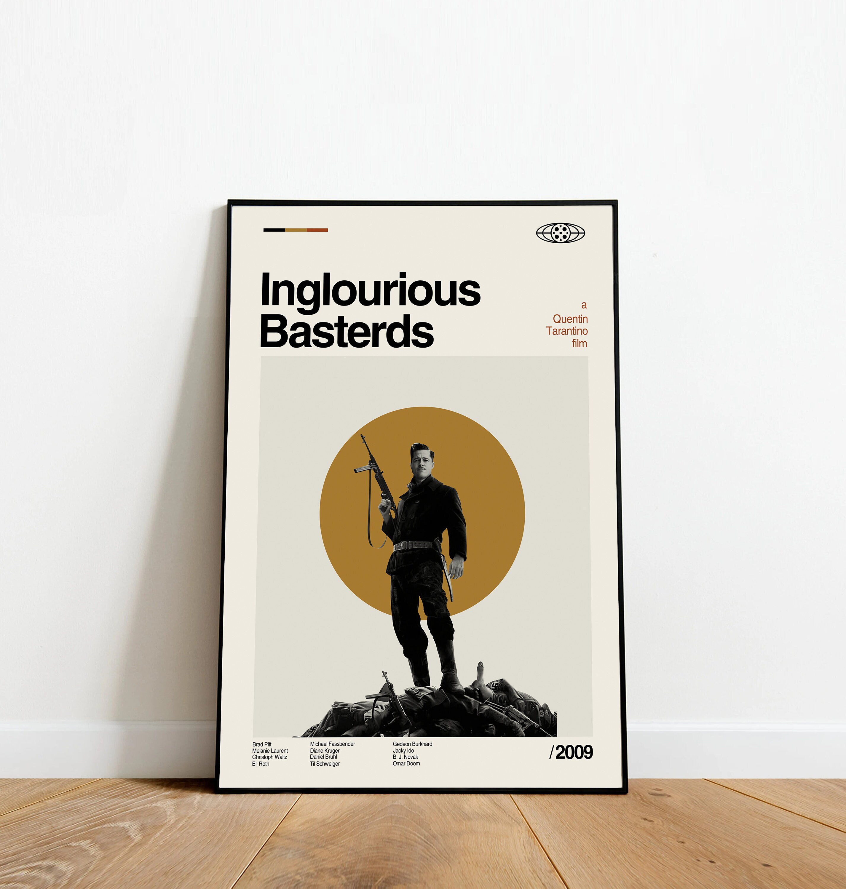 Inglourious Basterds Brad Pitt Poster