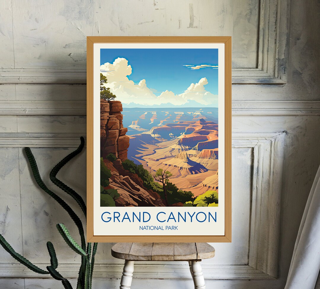 Grand Canyon Poster Grand Canyon Print Grand Canyon Art - Etsy