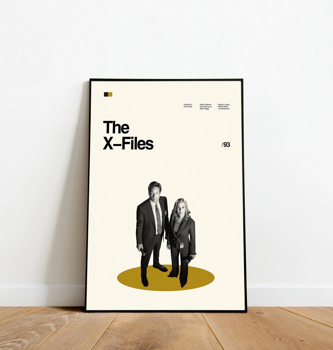 The X-files Poster X Files Poster Retro Poster - Etsy
