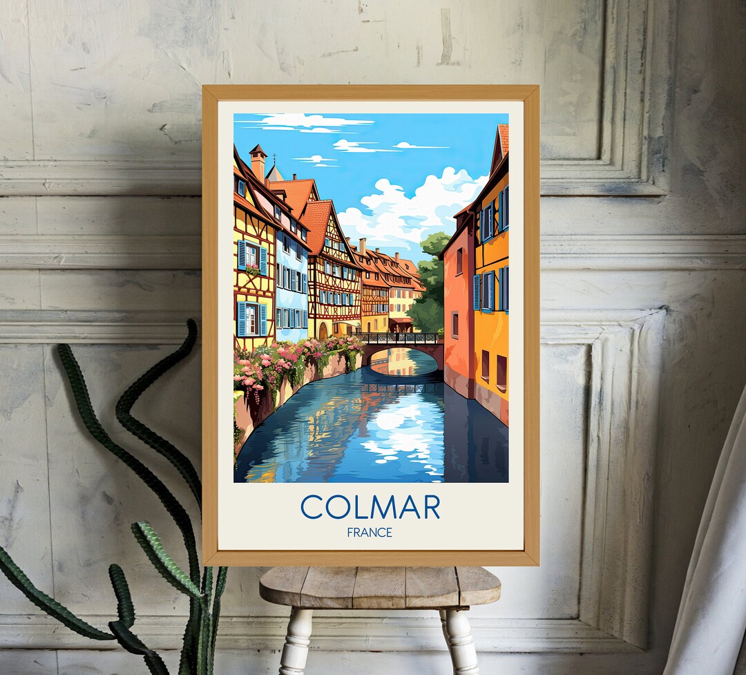 Colmar Travel Poster France Poster Colmar Poster Colmar - Etsy