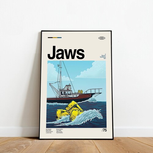Jaws Movie Poster - Etsy
