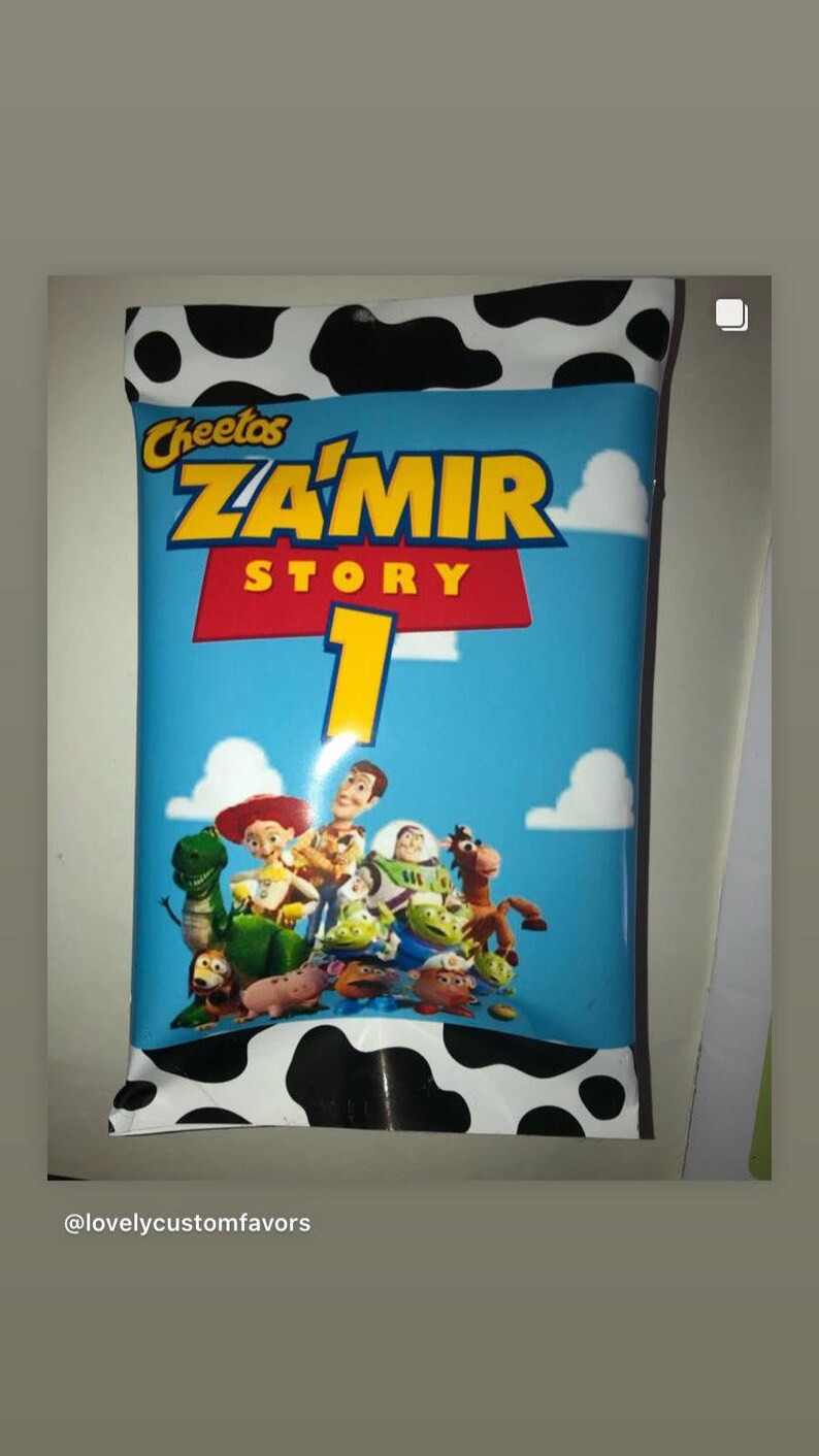 Toy Story Chip Bags - Etsy