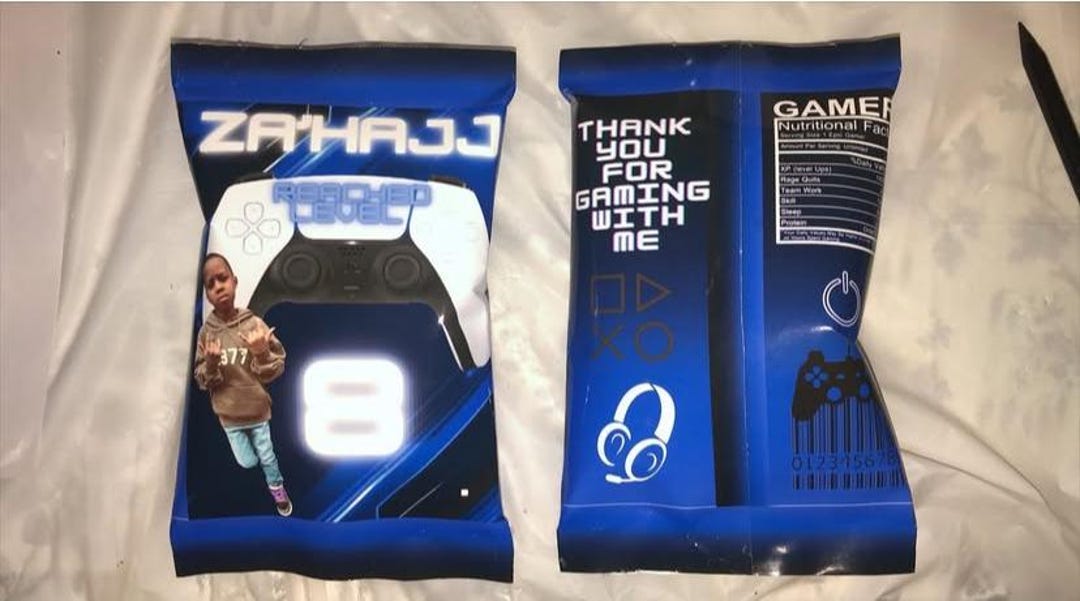 Gamer Chip Bags - Etsy