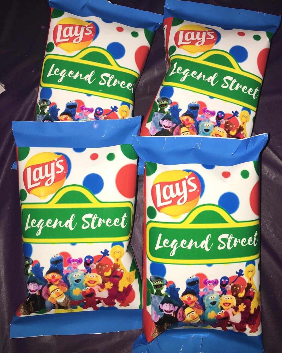 Sesame Street Chip Bags - Etsy