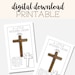 Pocket Cross Card Digital Download | Printable | - Etsy