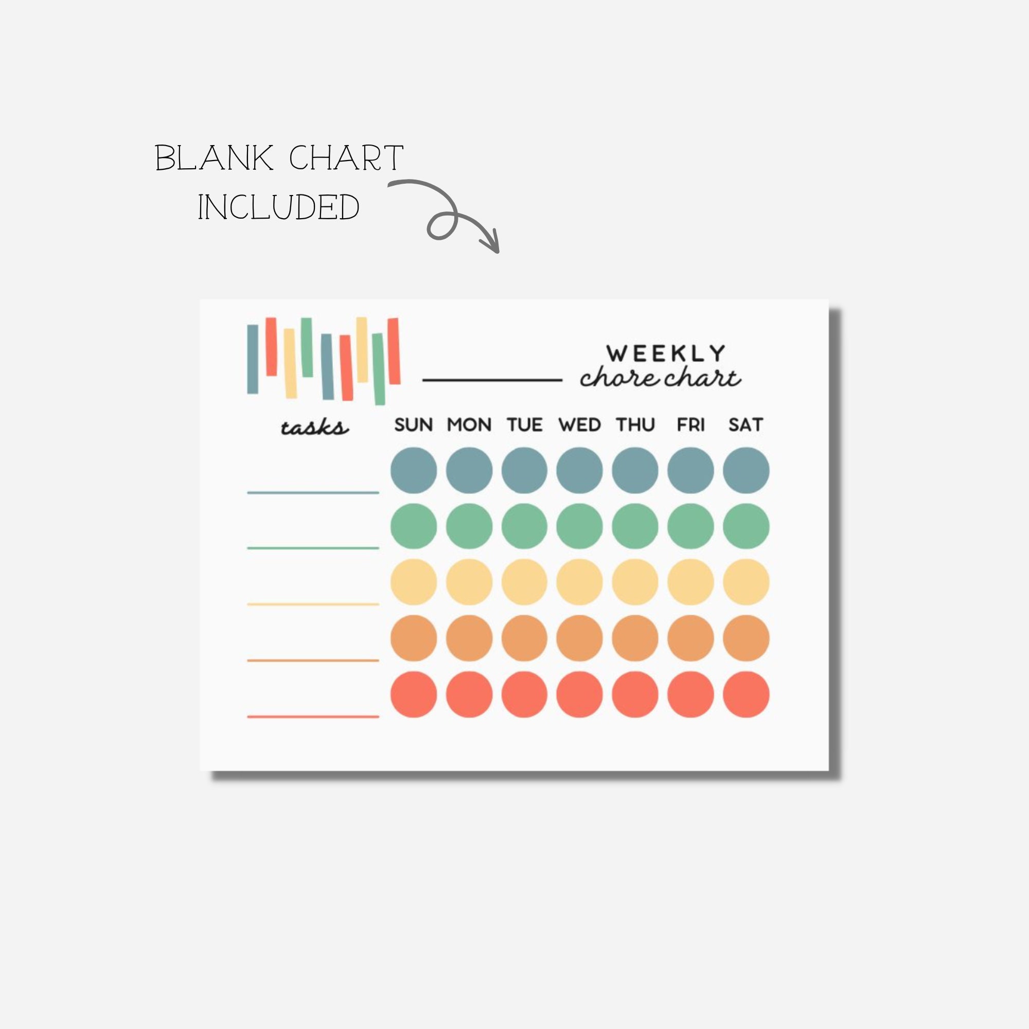 Editable Chore Chart Daily Checklist Responsibility Chart Daily Routine ...