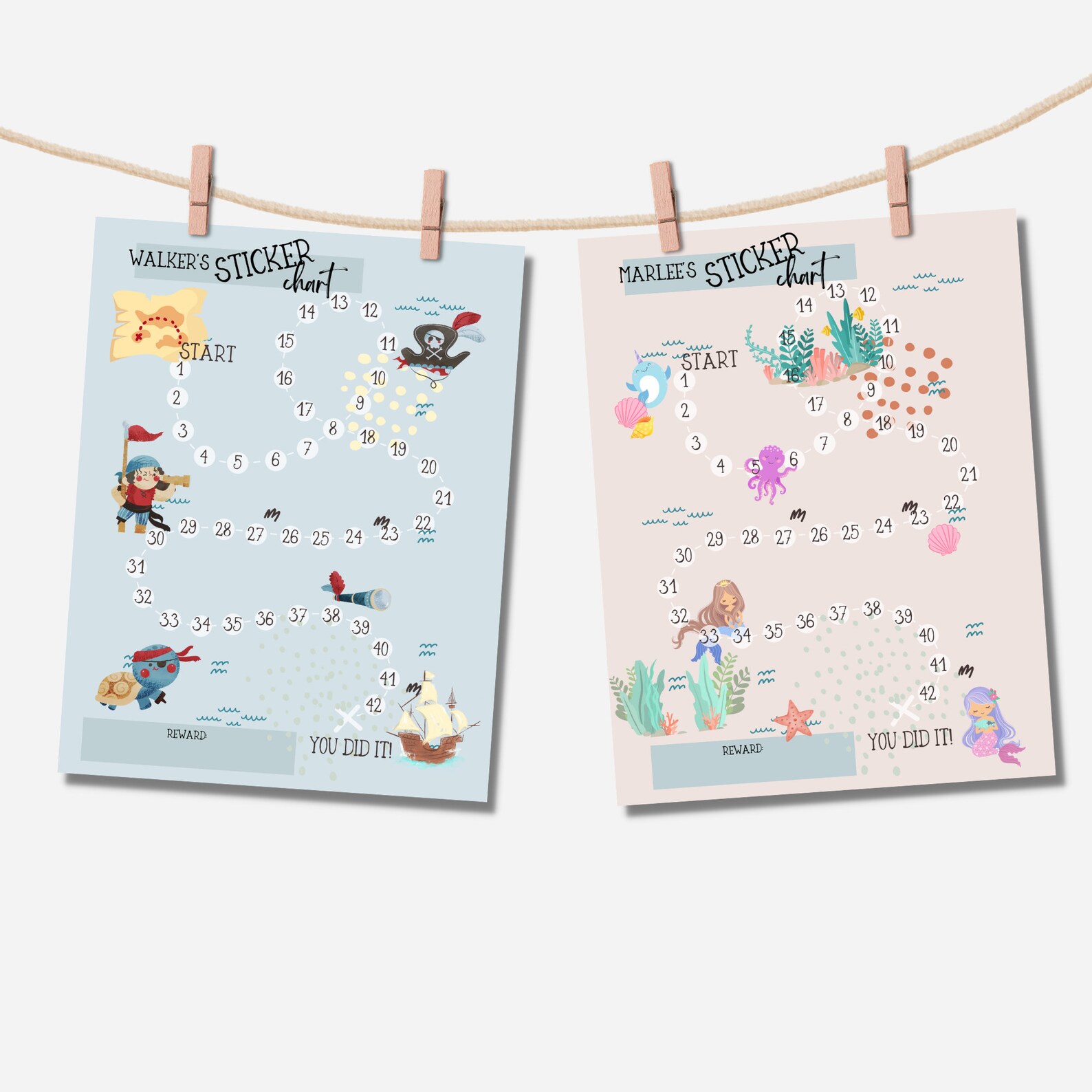 Editable Sticker Chore Chart Daily Checklist Responsibility Chart Daily ...