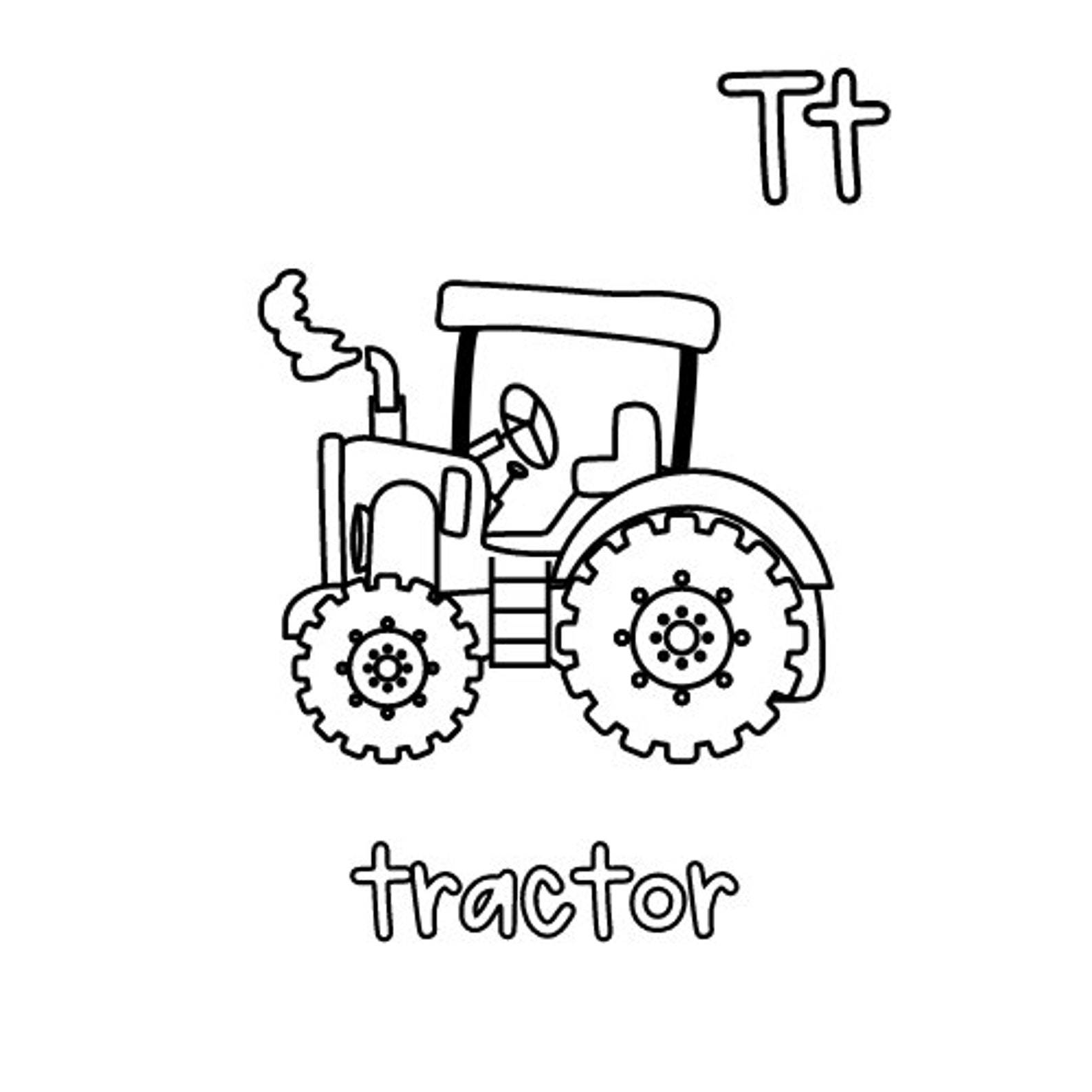 ABC Alphabet Farm Coloring Pages | Digital Download | JPG, PDF - Etsy