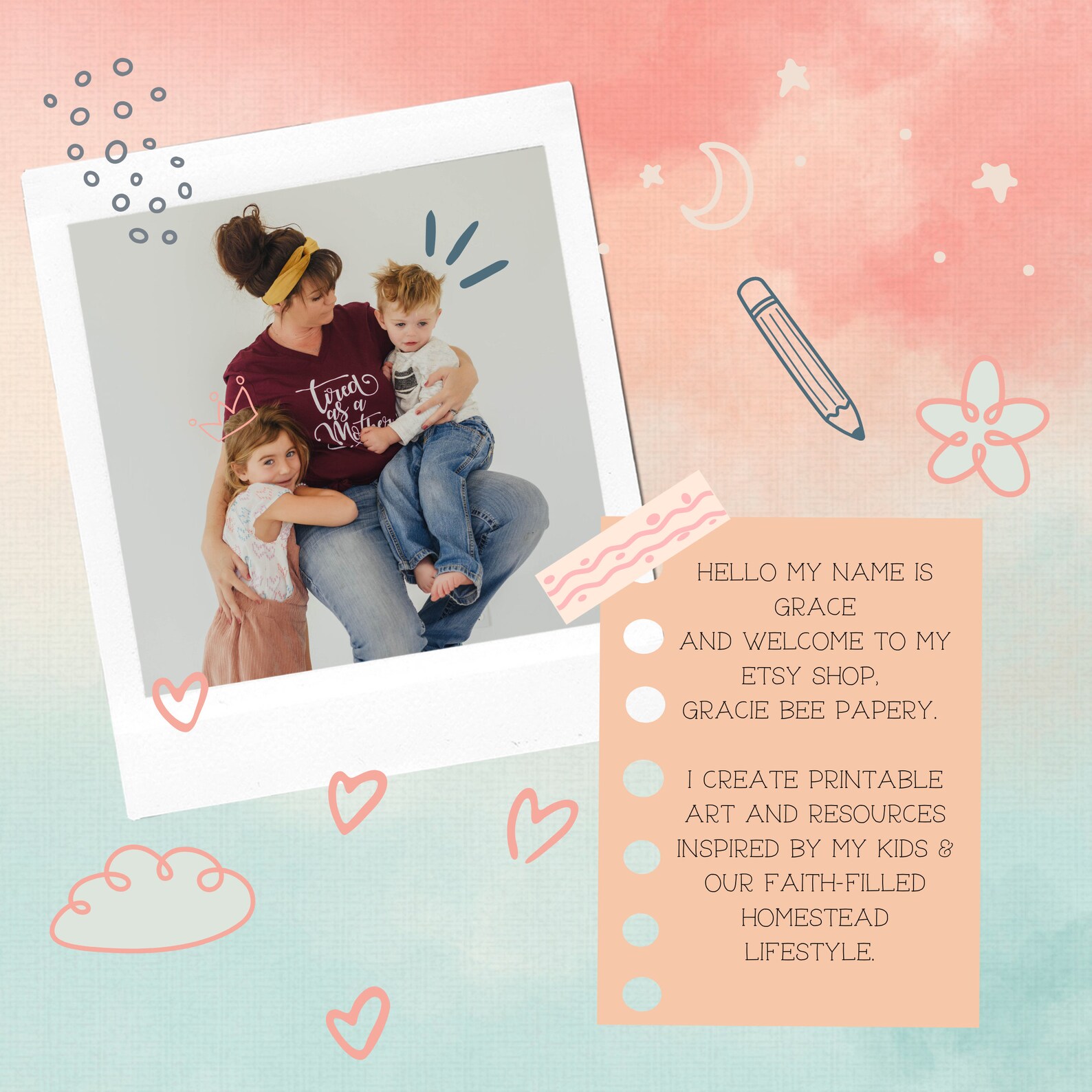 Pocket Cross Card Digital Download | Printable | - Etsy