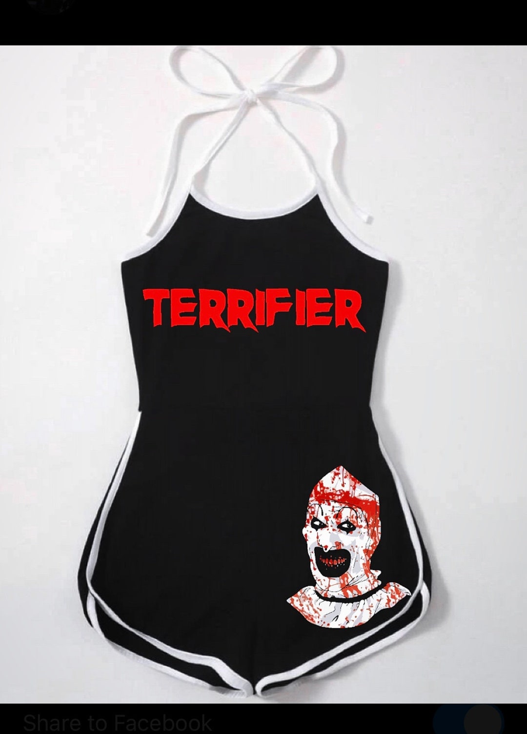 Creepy Clown, Terrifier Romper, Horror Clown, Spooky Season Outfit - Etsy