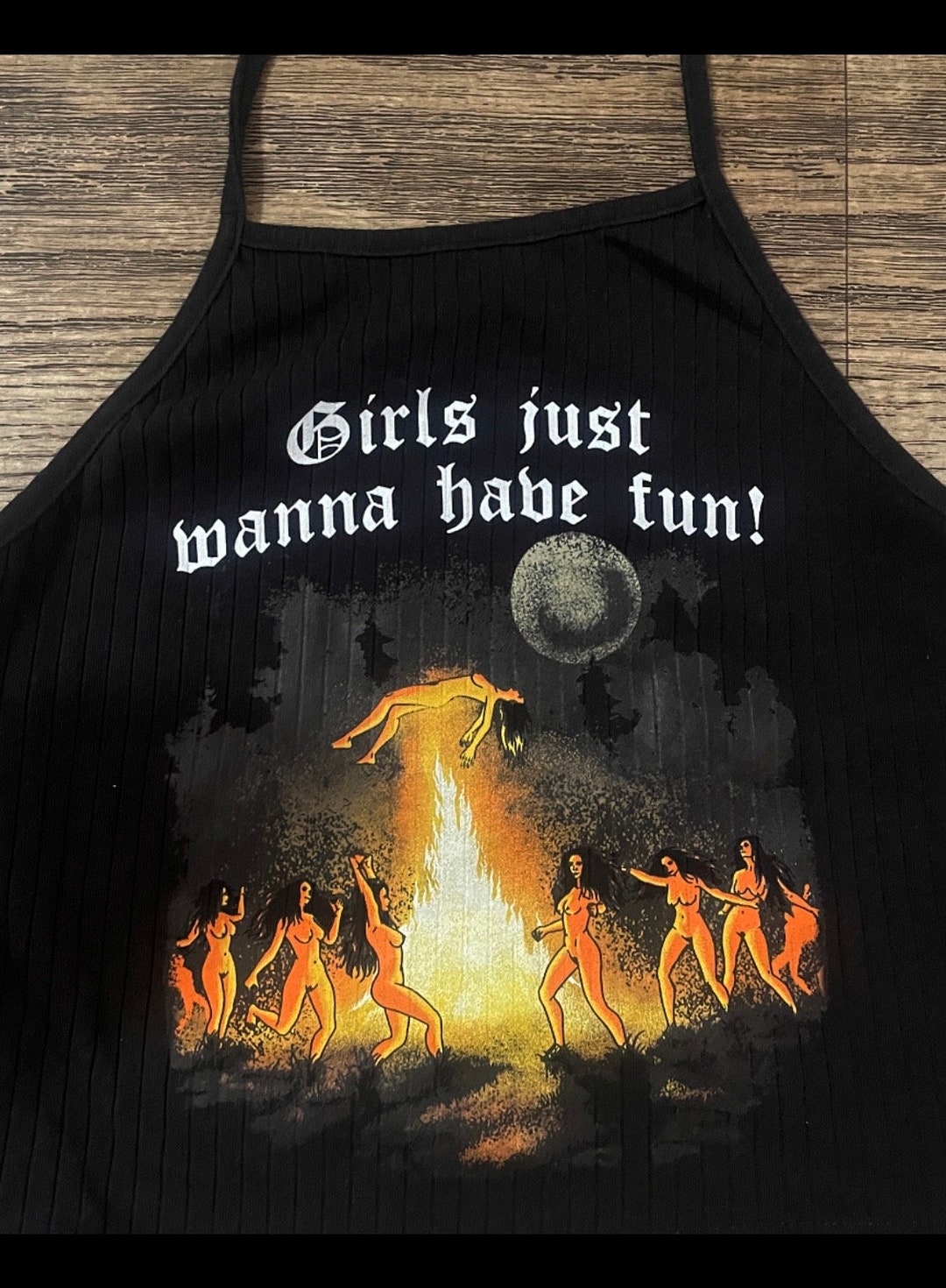 Dancing Witches, Black Halter, Crop Top, Girls Just Want to Have Fun ...