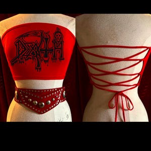 Red Lace Tank Top Men - Etsy