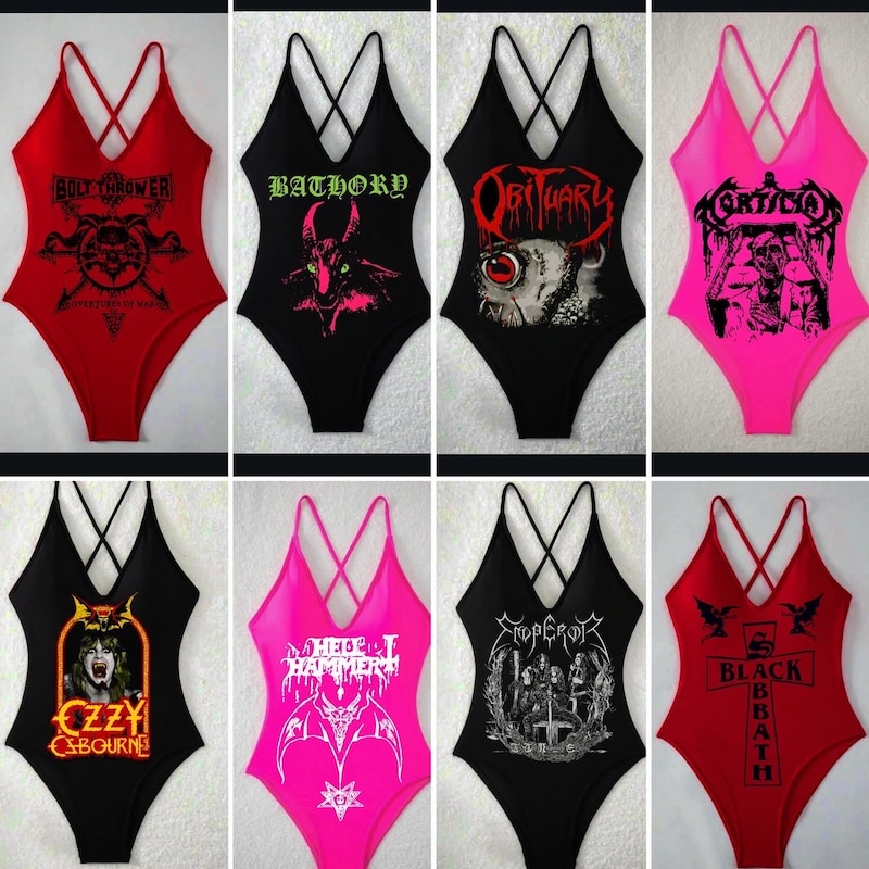 Heavy metal bikinis - Etsy Polska