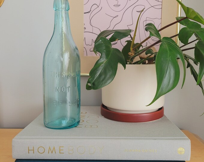 Antique Vintage 1800s Karl Hutter Glass Bottle - Etsy