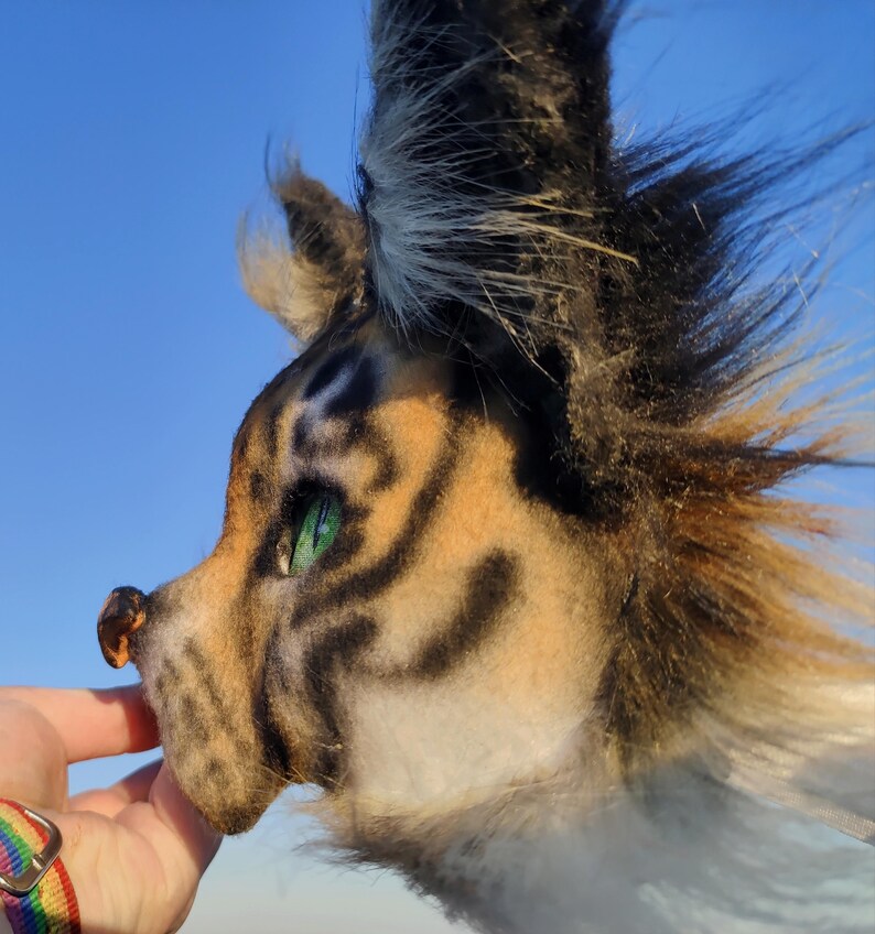 Tiger Therian Mask Premade •| READ DESCRIPTION |• - Etsy