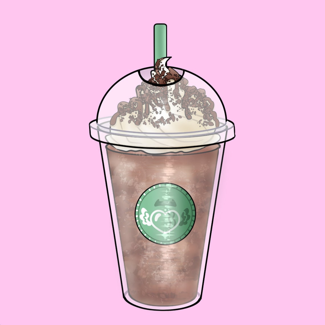 Coffee - Mocha Frappuccino Vtuber Asset - Etsy