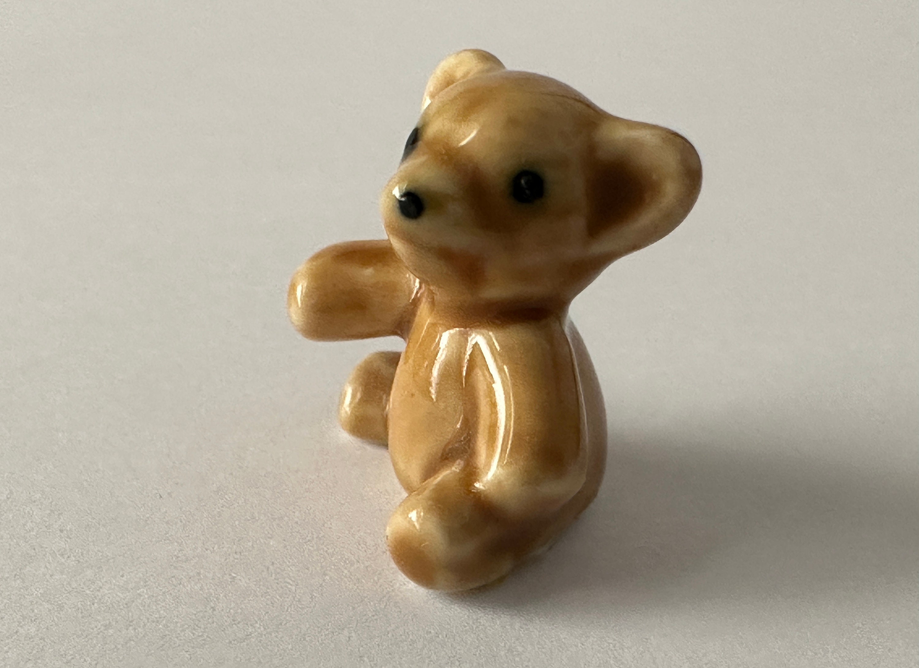Vintage Miniature Bone China Teddy Bear - Etsy