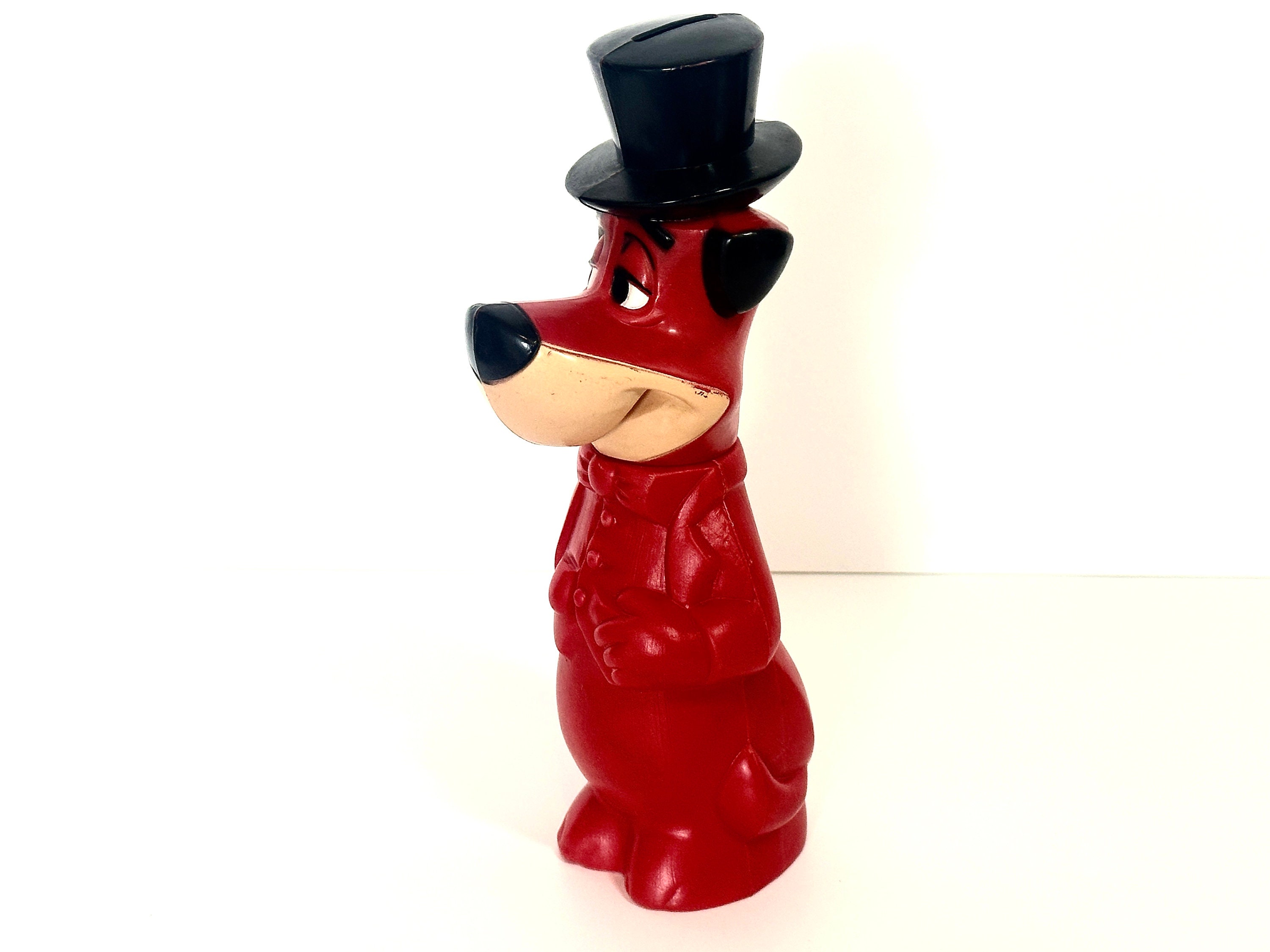 Hanna-barbera Huckleberry Hound Blow Mold Bank - Etsy