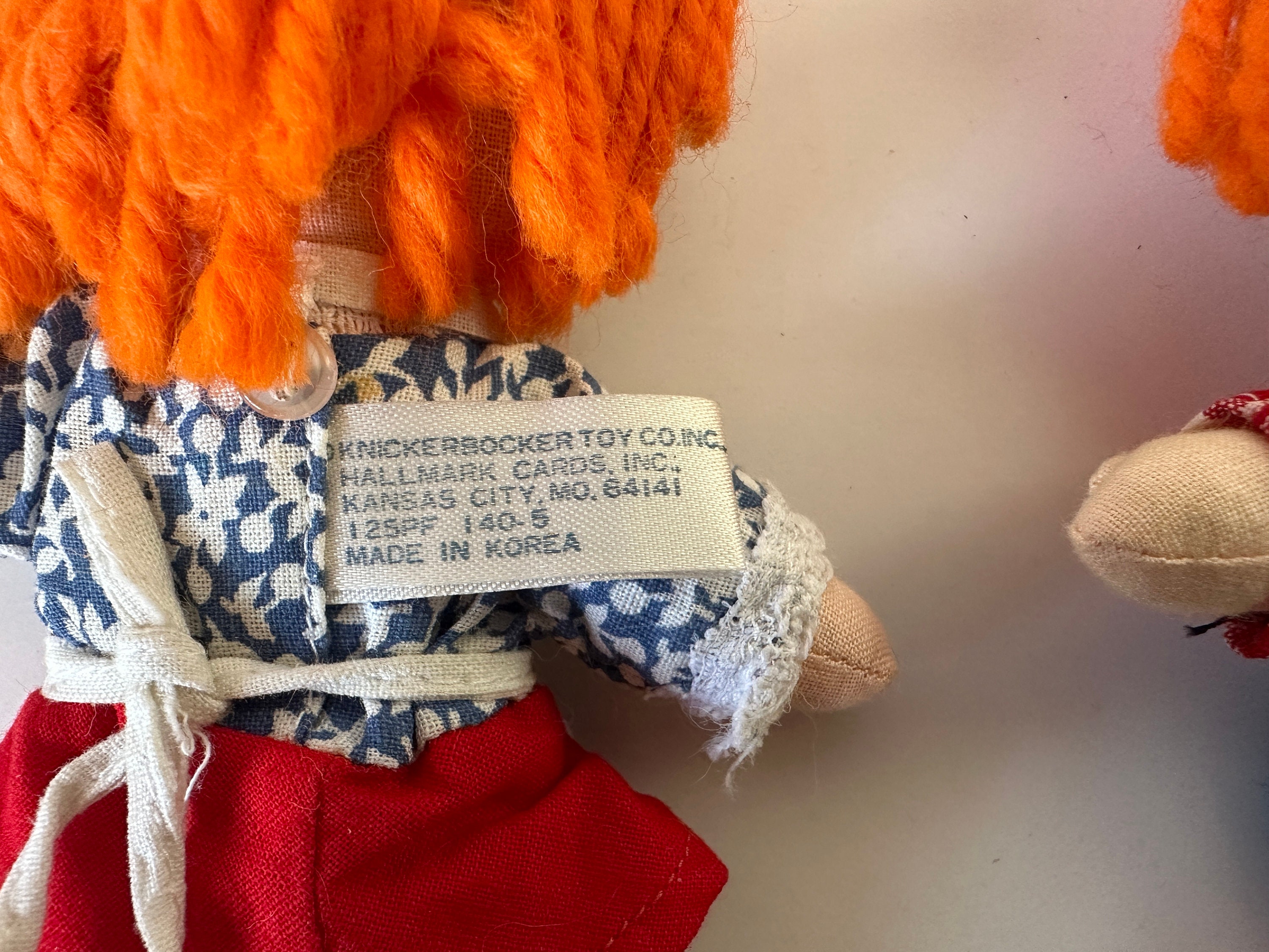 Vintage 6 Raggedy Ann and Andy Hallmark Knickerbocker - Etsy