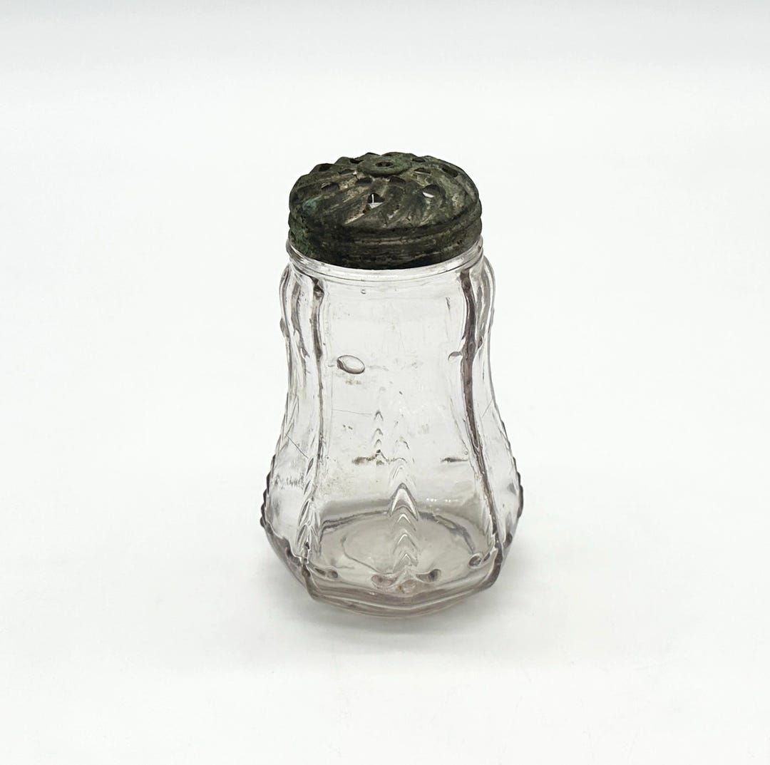 Antique EAPG "overlapping Leaf" Sun Purple Salt Shaker AS IS - Etsy