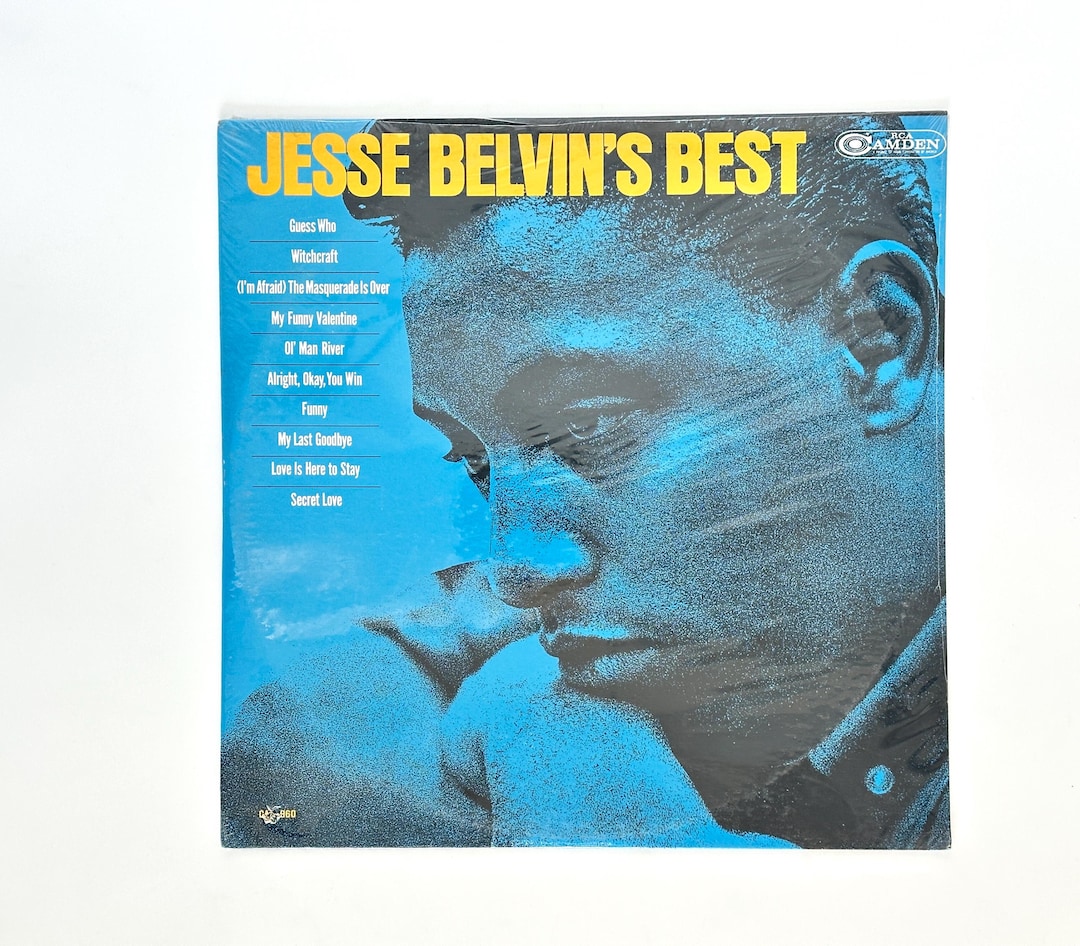 NOS Jesse Belvin's Best Vinyl Record Album , Earth Angel Singer, Singer ...