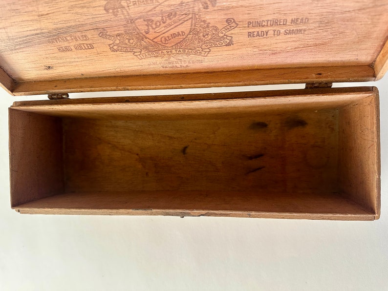 Rare JW Roberts & Sons Wooden Cigar Box - Etsy