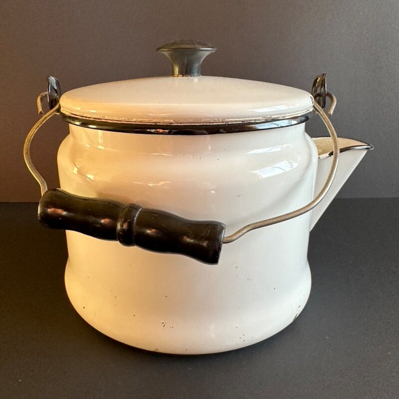 White Enamelware - Etsy