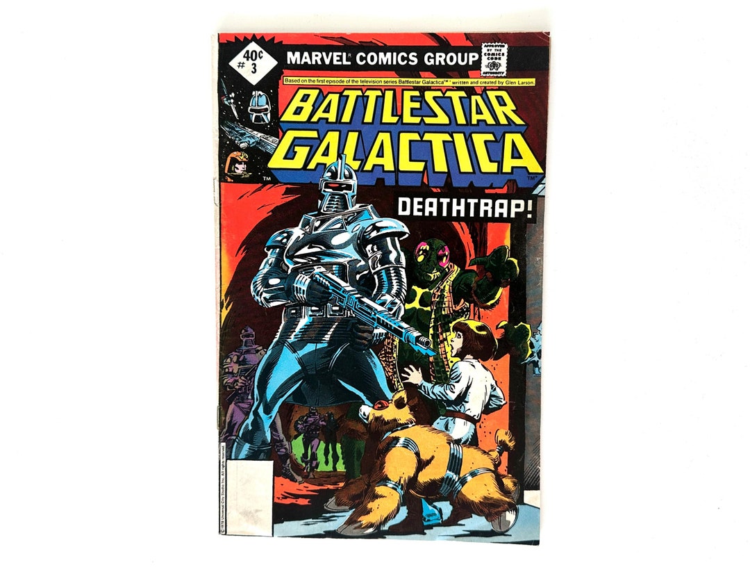 1979 #3 Battlestar Gallactica Deathtrap! Comic Book | 1970s Marvel ...