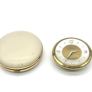 1960s Seth Thomas Clamshell Travel Alarm Clock Made in Germany It Works ...