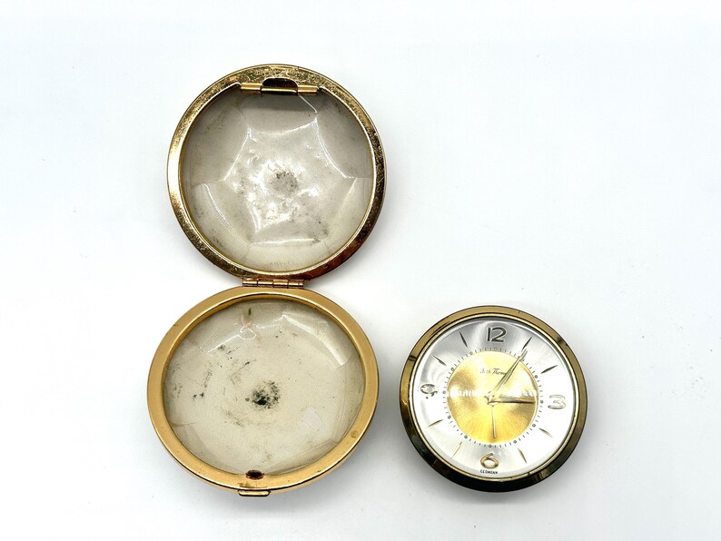 1960s Seth Thomas Clamshell Travel Alarm Clock Made in Germany It Works ...