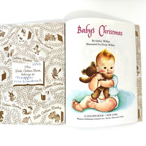 Vintage A Little Golden Book Baby's Christmas - Etsy
