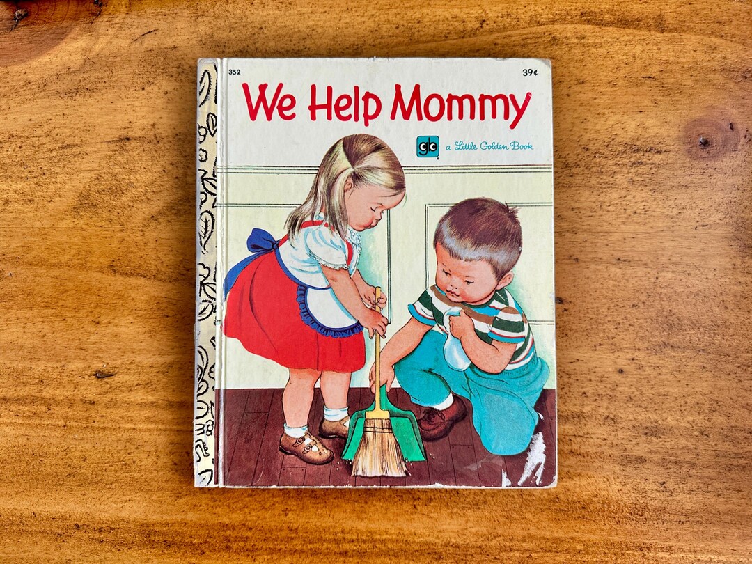 We Help Mommy Little Golden Book 1973 8th Printing - Etsy