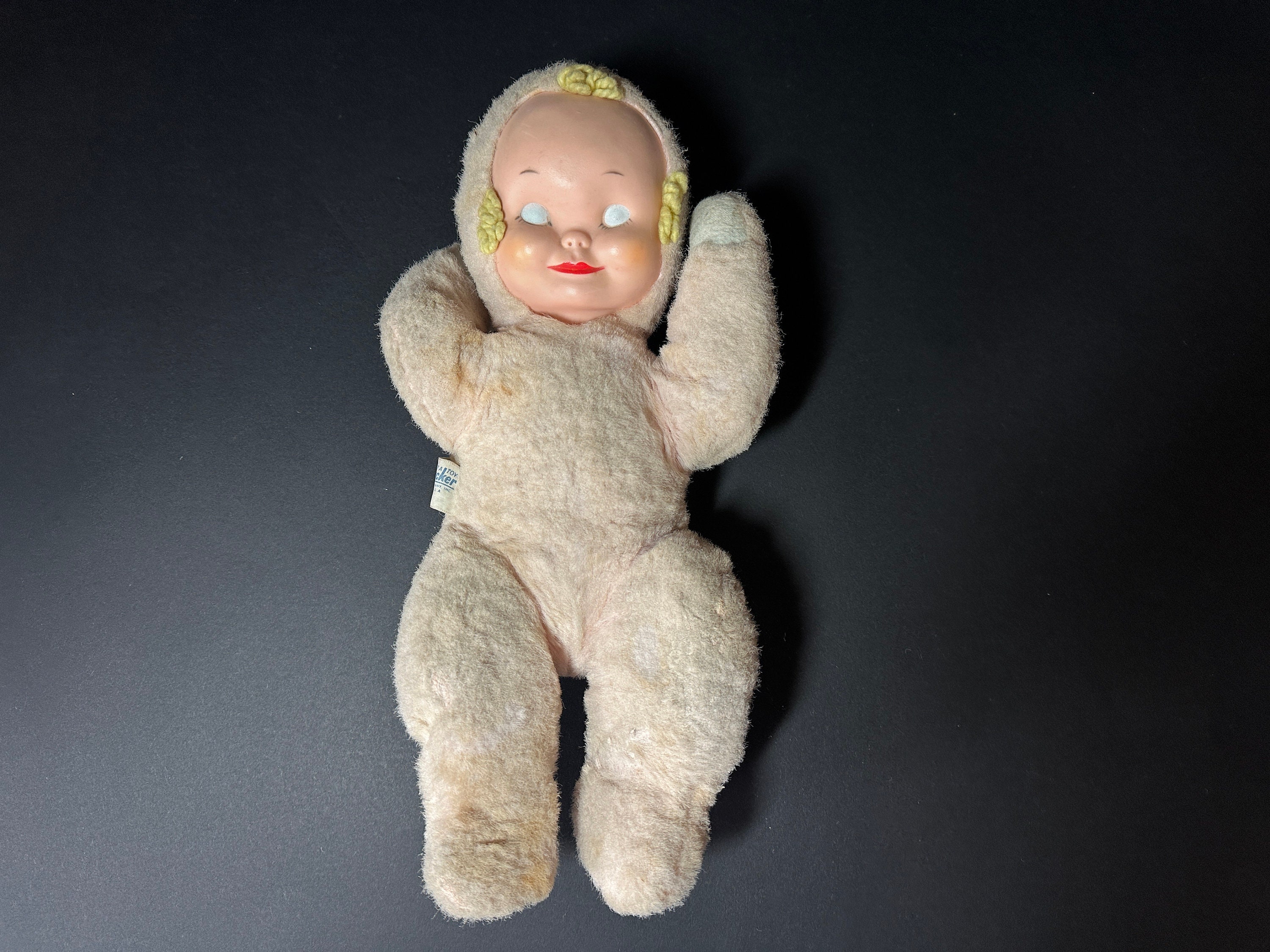 1950s Knickerbocker Sleepy Head Doll Rubber Face Stuffed Body - Etsy