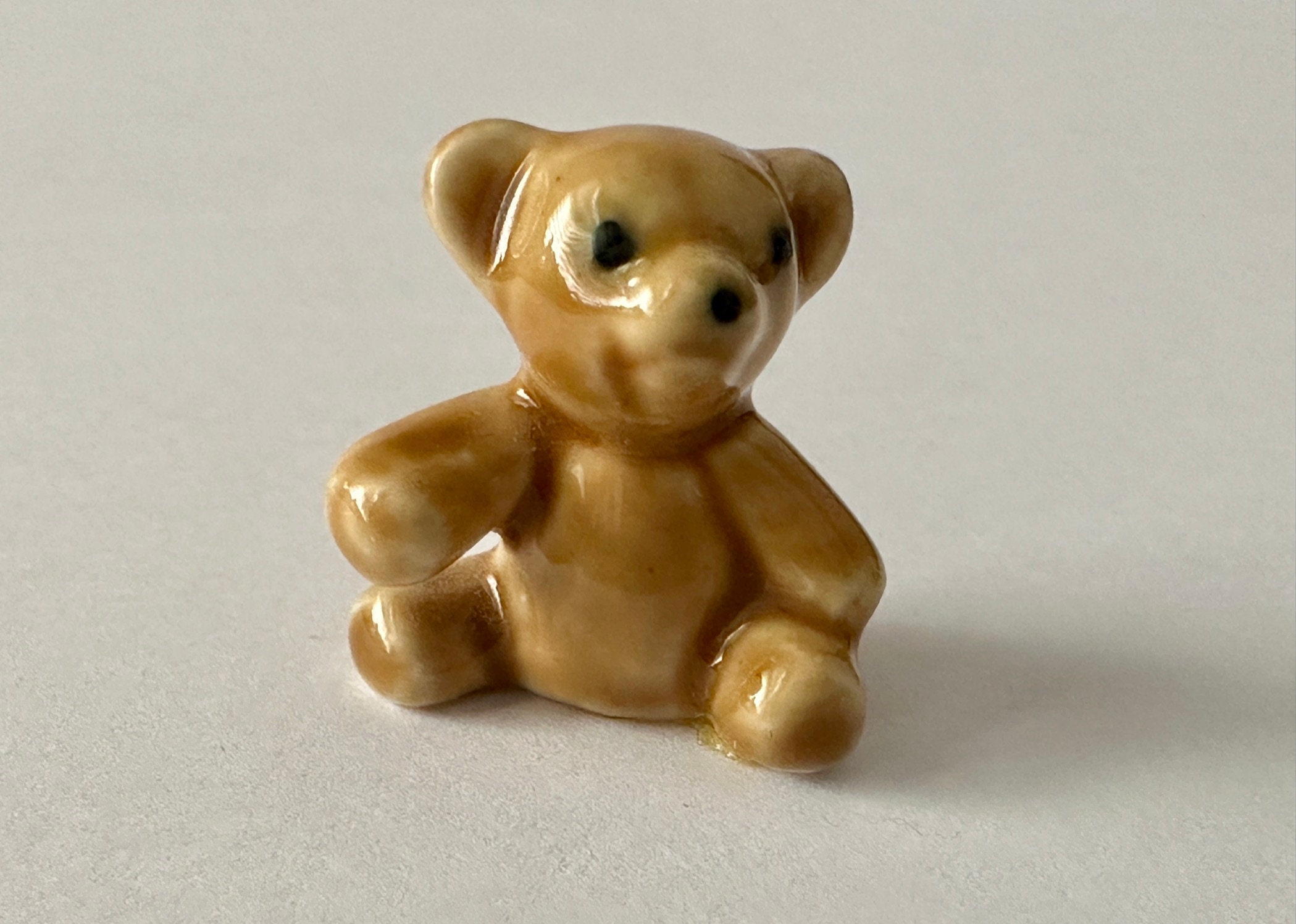 Vintage Miniature Bone China Teddy Bear - Etsy