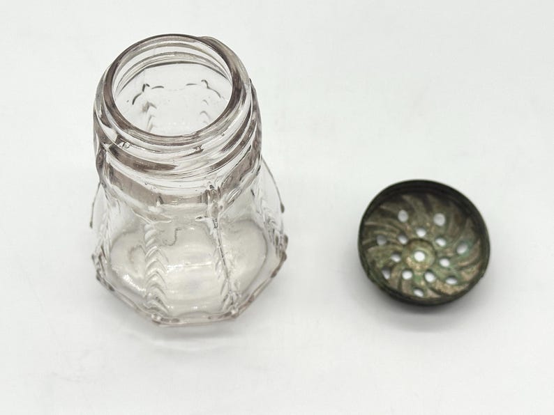Antique EAPG "overlapping Leaf" Sun Purple Salt Shaker AS IS - Etsy