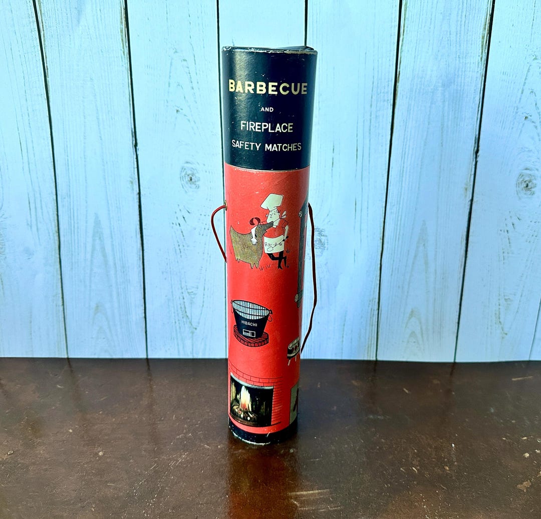 Vintage Barbecue and Fireplace Safety Matches, Fireplace Corp of ...