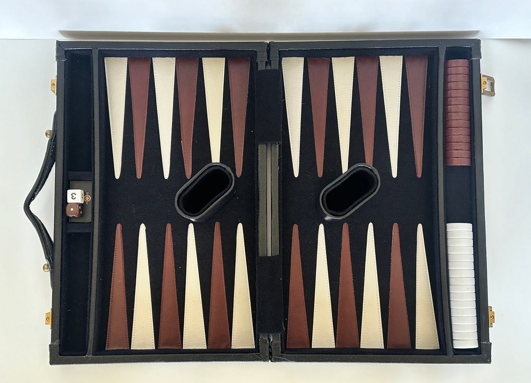 1970s Black Backgammon Travel Case by Skor-mor - Etsy