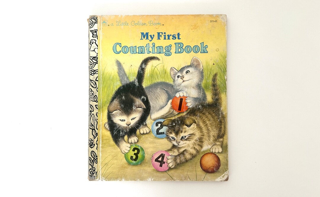 1950s Little Golden Book My First Counting Book - Etsy
