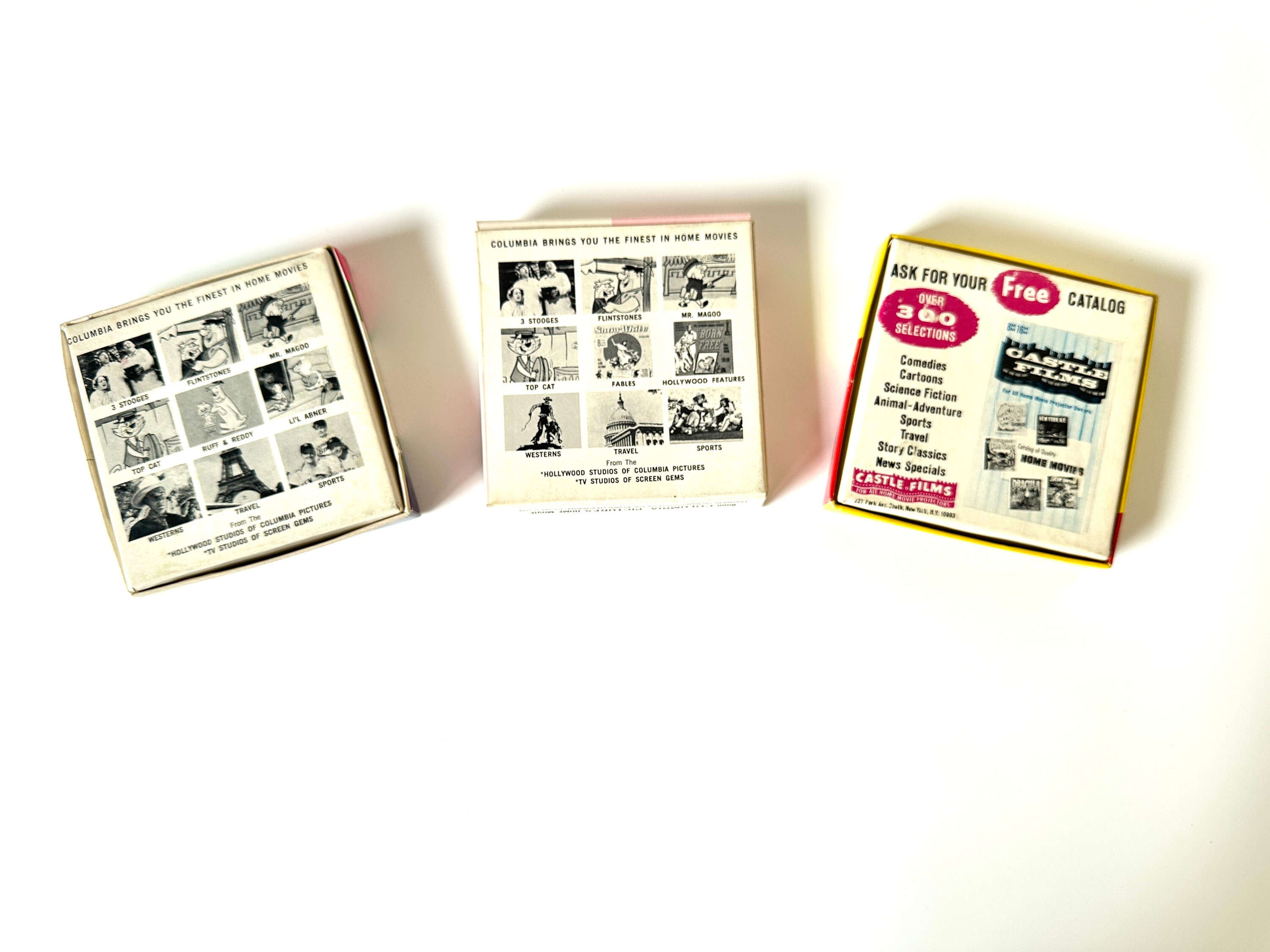 Three 8mm Movies the Three Stooges, Abbott and Costello, Mr. Magoo - Etsy