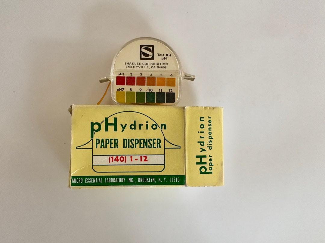 Vintage Phydrion Ph Dual Roll Testing Papers With Original Box - Etsy