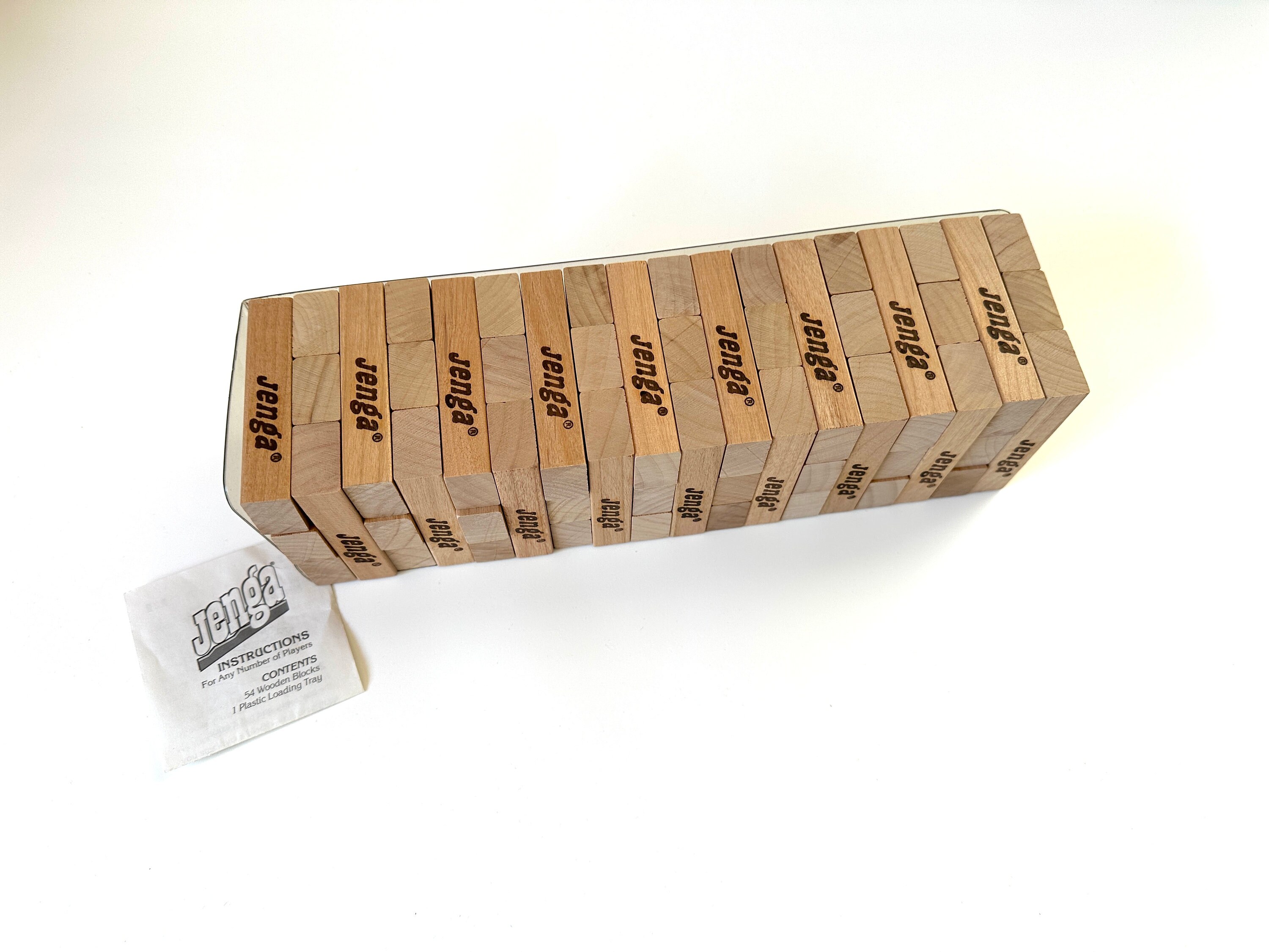 1990s Jenga Game Jenga Party Game Jenga Stacking Wood Blocks - Etsy