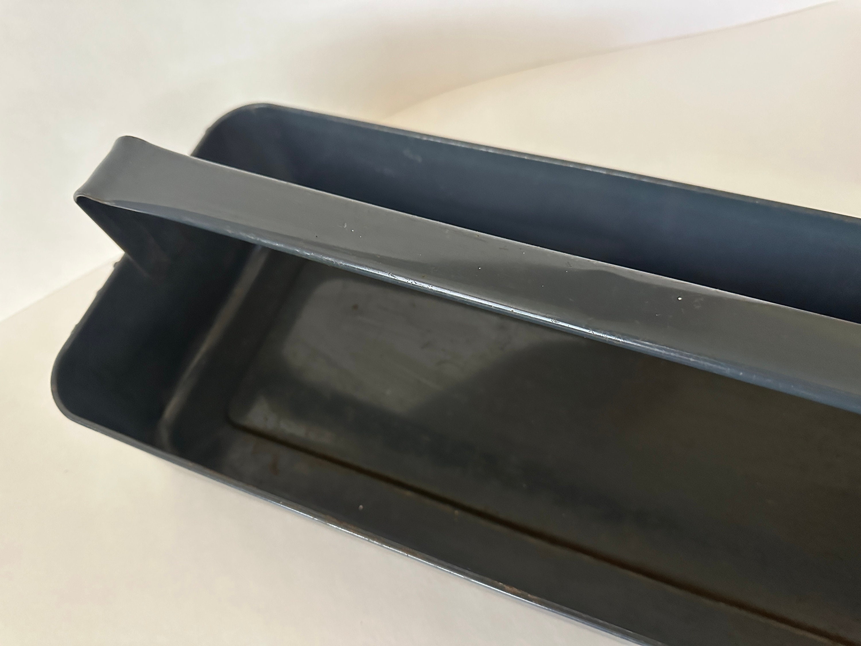 Vintage Metal Tool Caddy Toolbox Tray - Etsy