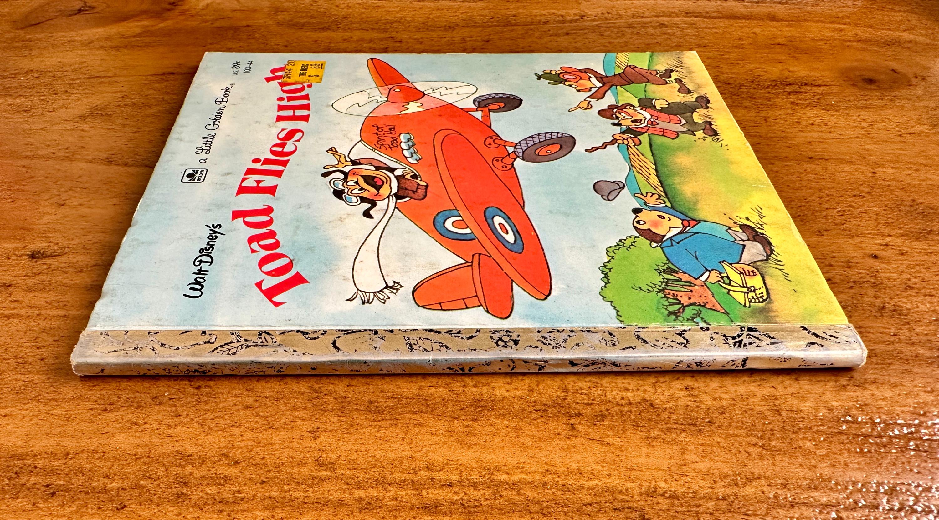Little Golden Book Walt Disney's Toad Flies High 1982 Second Printing ...