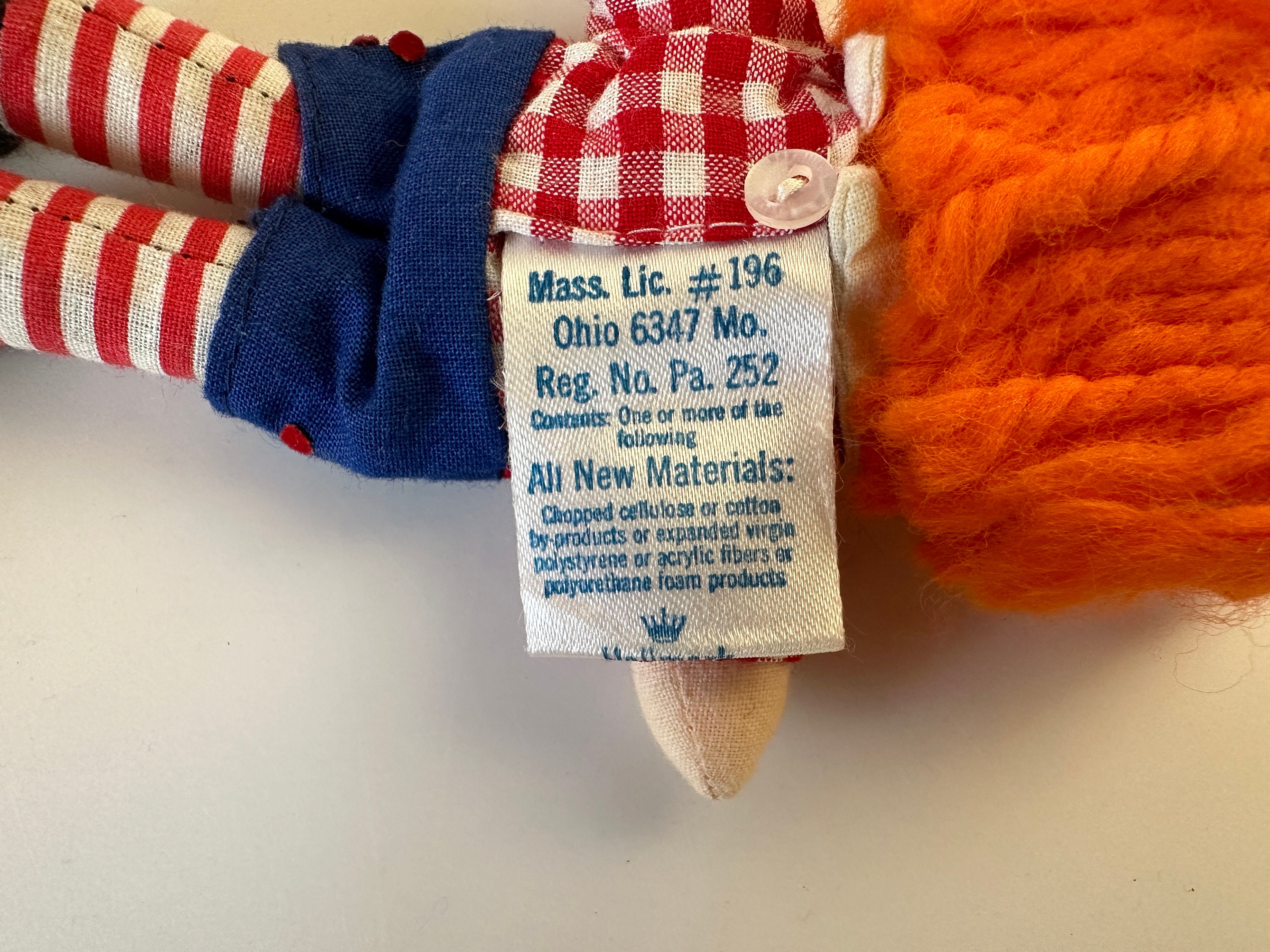 Vintage 6 Raggedy Ann and Andy Hallmark Knickerbocker - Etsy